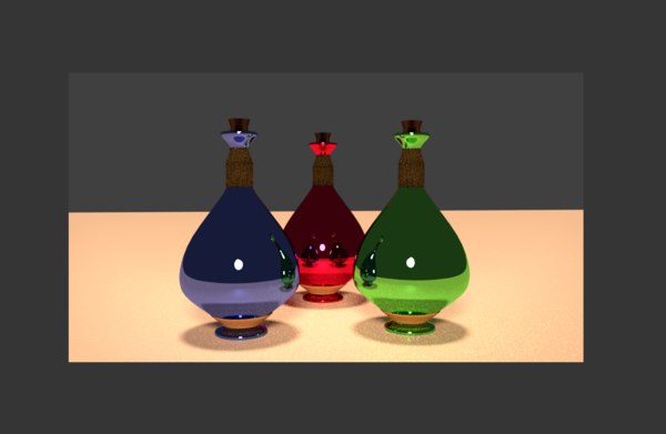 3D модель Зелье hp / mp / stamina - TurboSquid 1285463