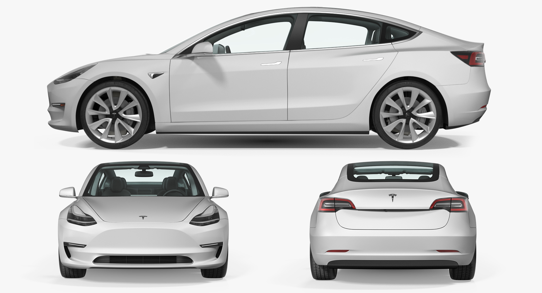 Tesla cars big roadster model - TurboSquid 1285539