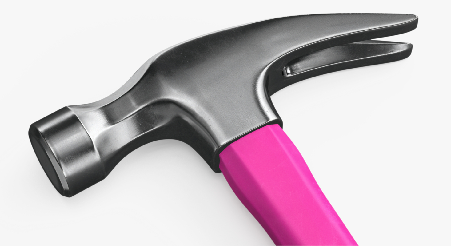 3D pink hammer - TurboSquid 1285740