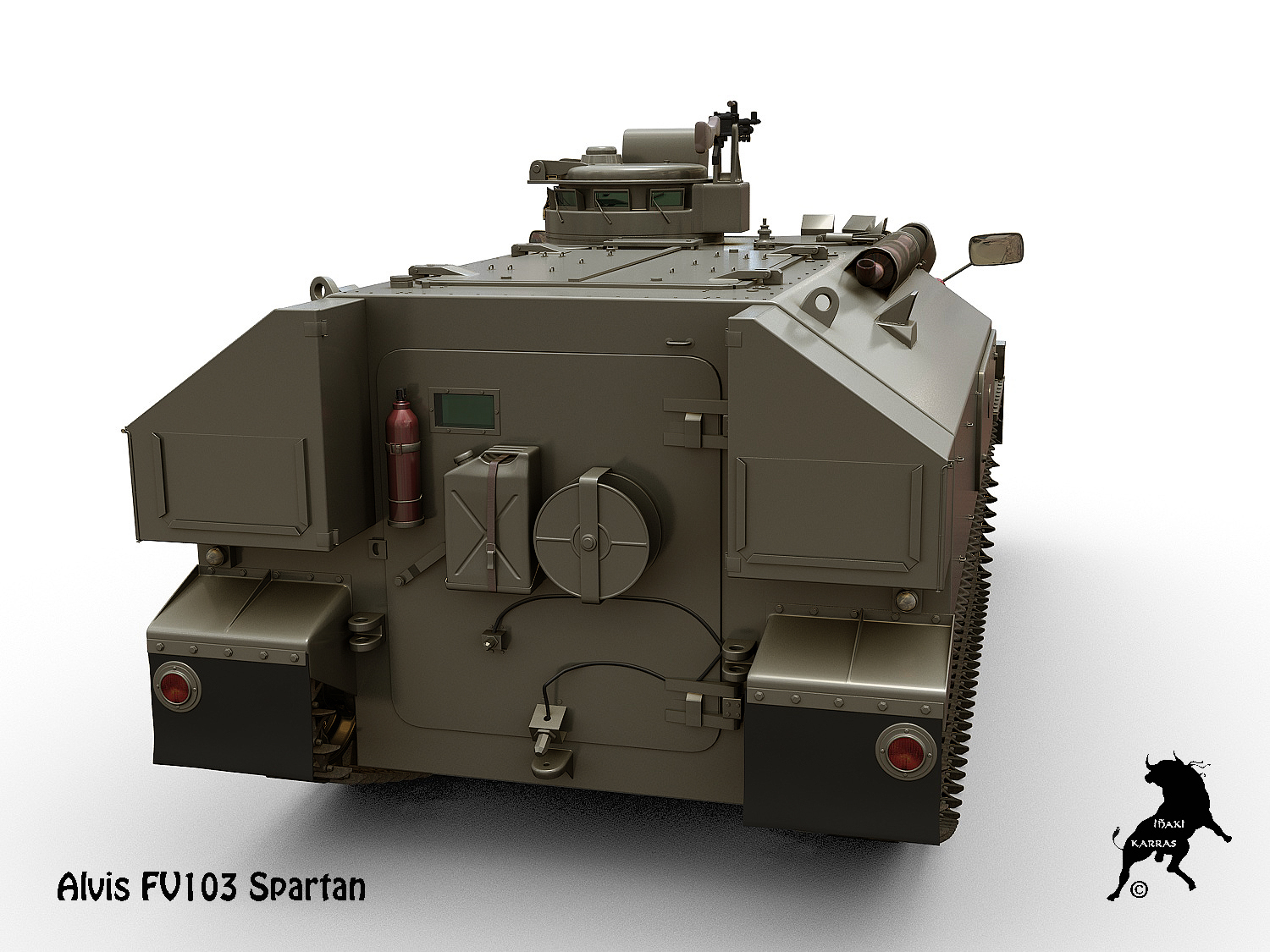 3D model british vehicle fv103 spartan - TurboSquid 1285819