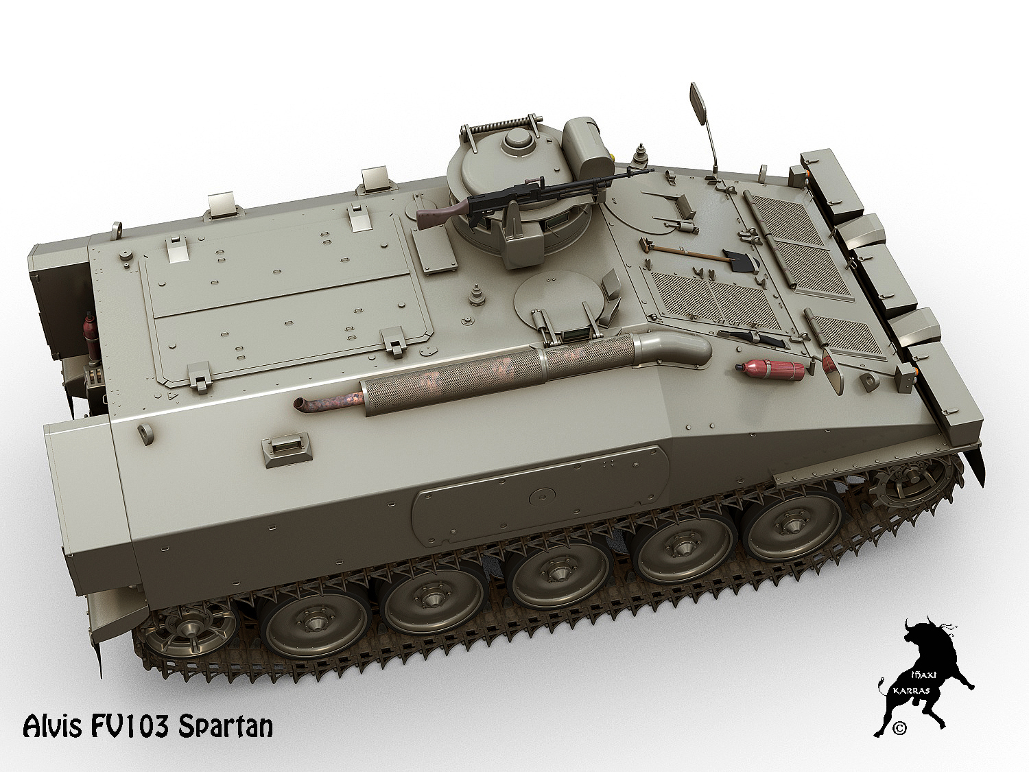 modèle 3D de Alvis FV103 Spartan - TurboSquid 1285819