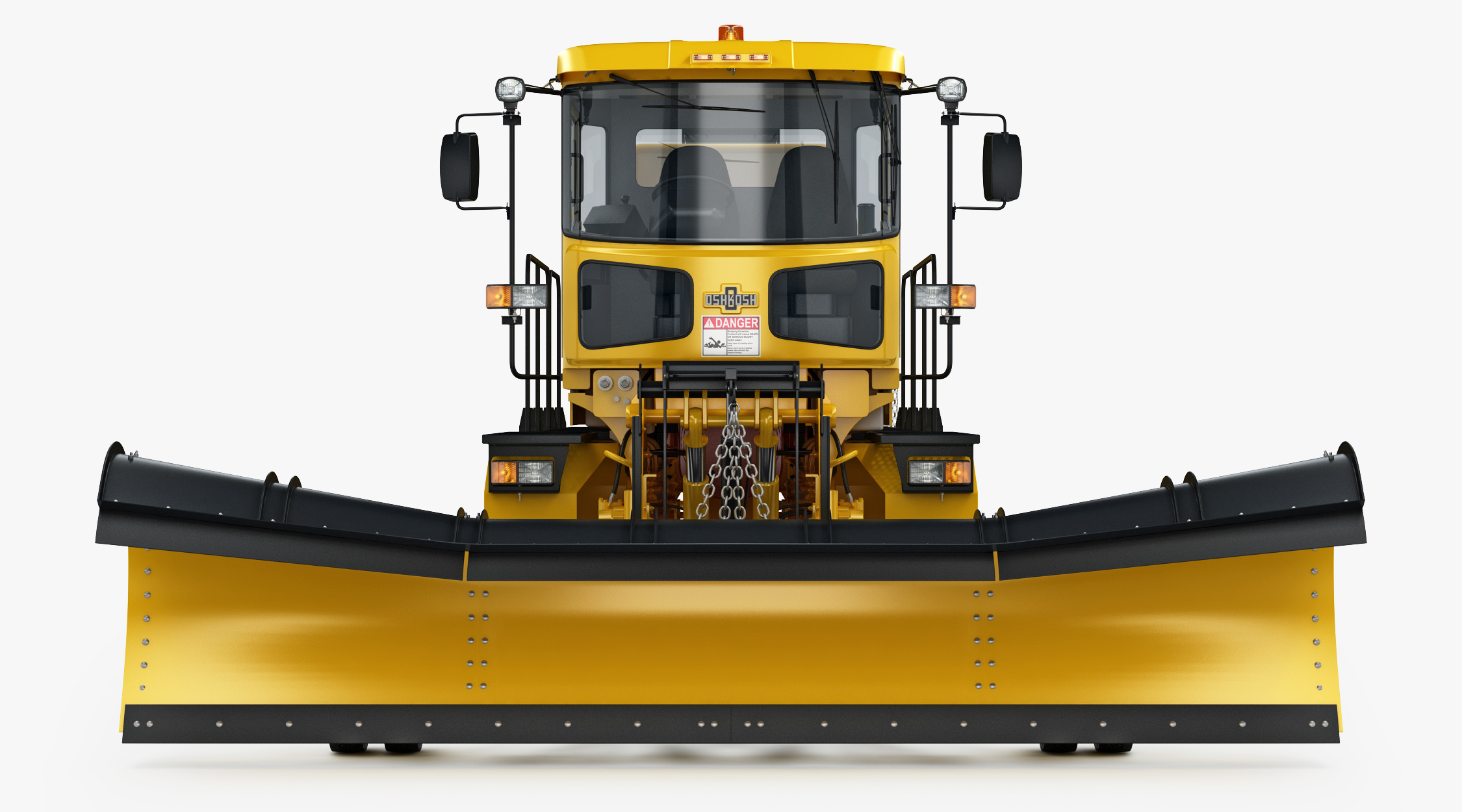 3D oshkosh airport snow plow model - TurboSquid 1285829