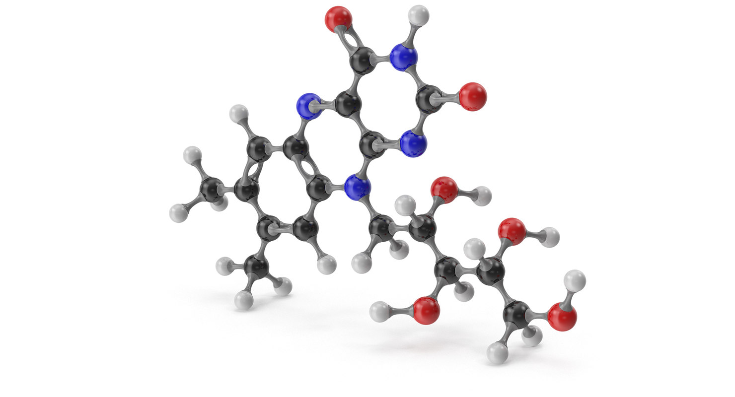 Riboflavin molecular 3D - TurboSquid 1286017