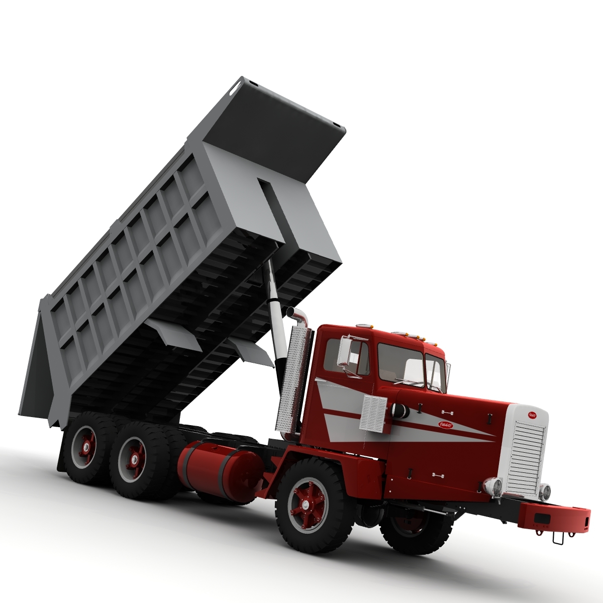 Peterbilt 346 덤프 트럭 3D 모델 - TurboSquid 1286278