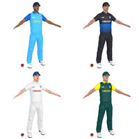 Cricket Player 3D Models for Download | TurboSquid
