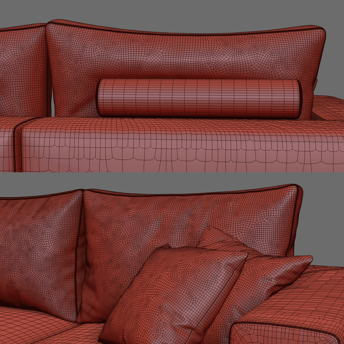 3D calligaris kora sofa - TurboSquid 1286361