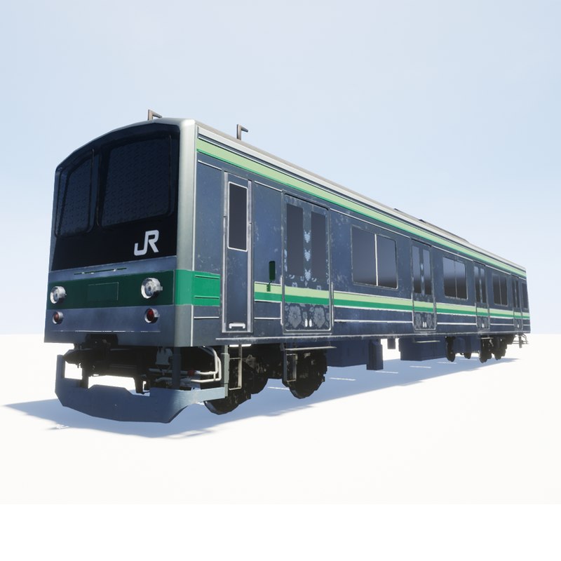 3D model jr 205 train - TurboSquid 1286446