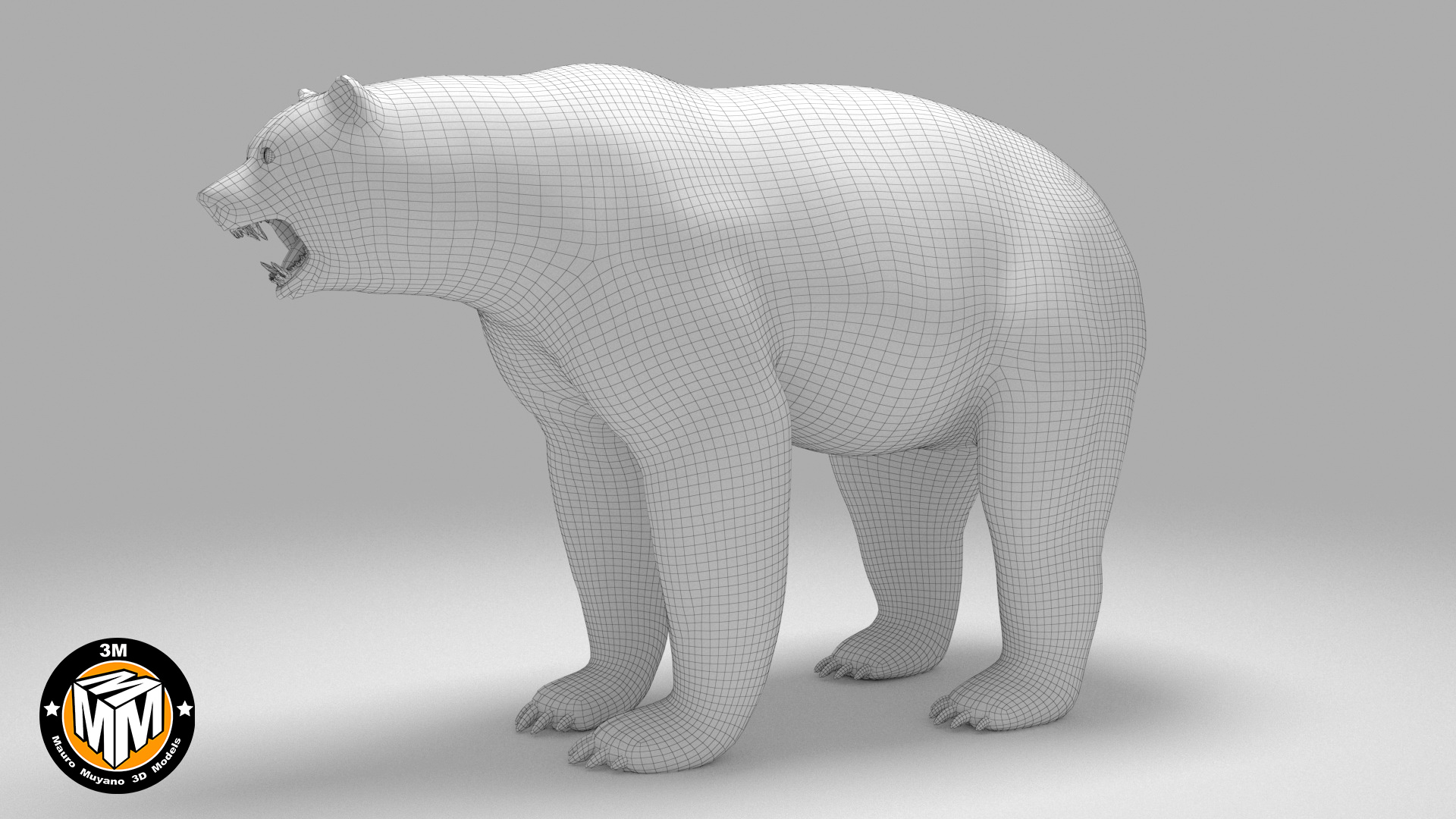 3D arctotherium bear - TurboSquid 1286542