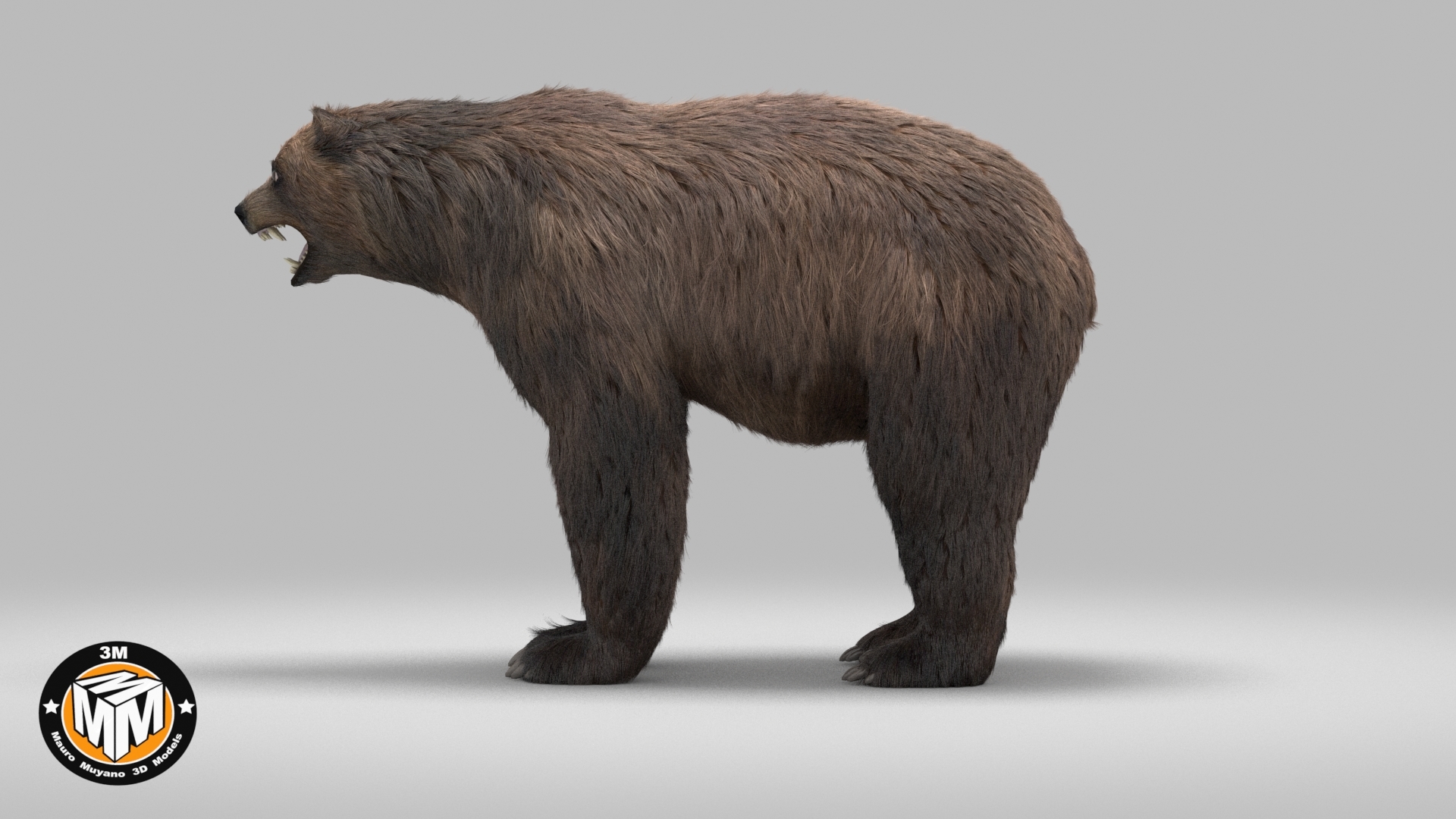 3D arctotherium bear - TurboSquid 1286542