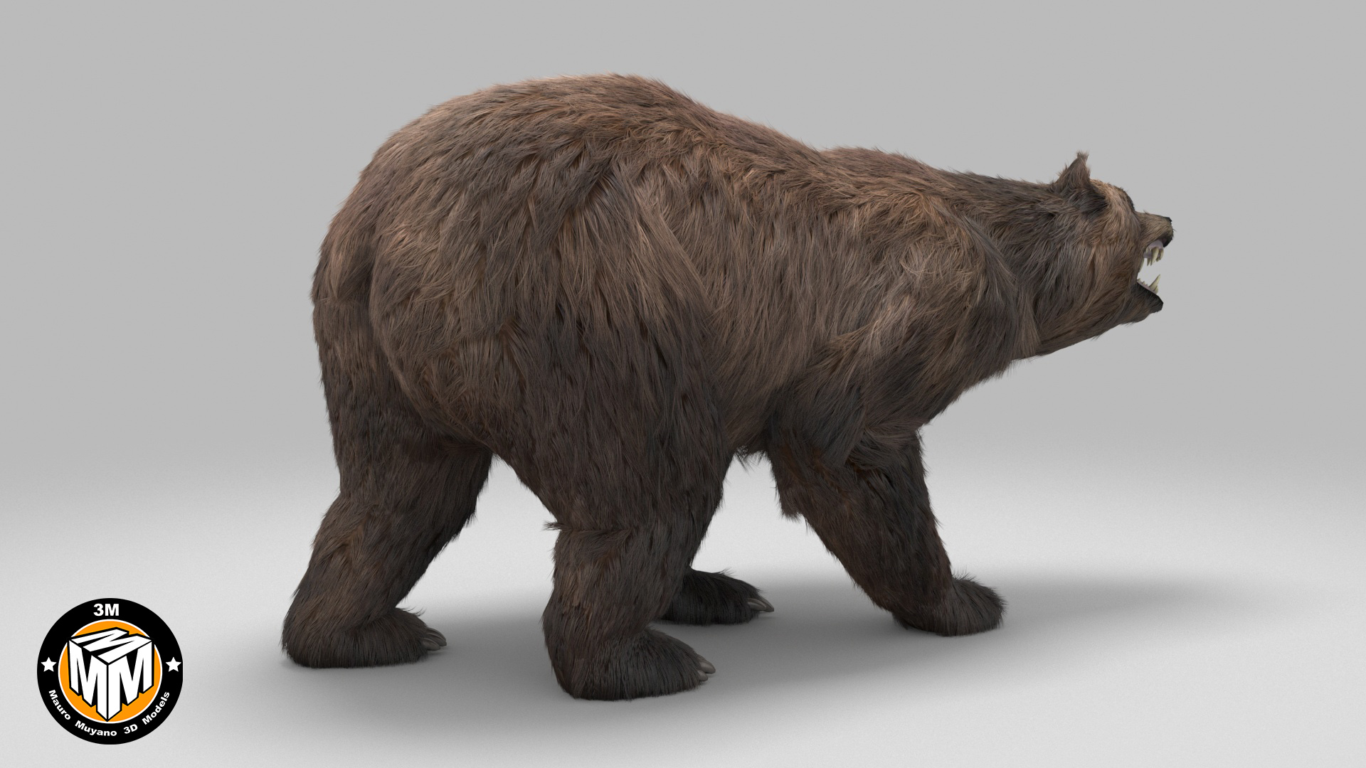 3D arctotherium bear - TurboSquid 1286542