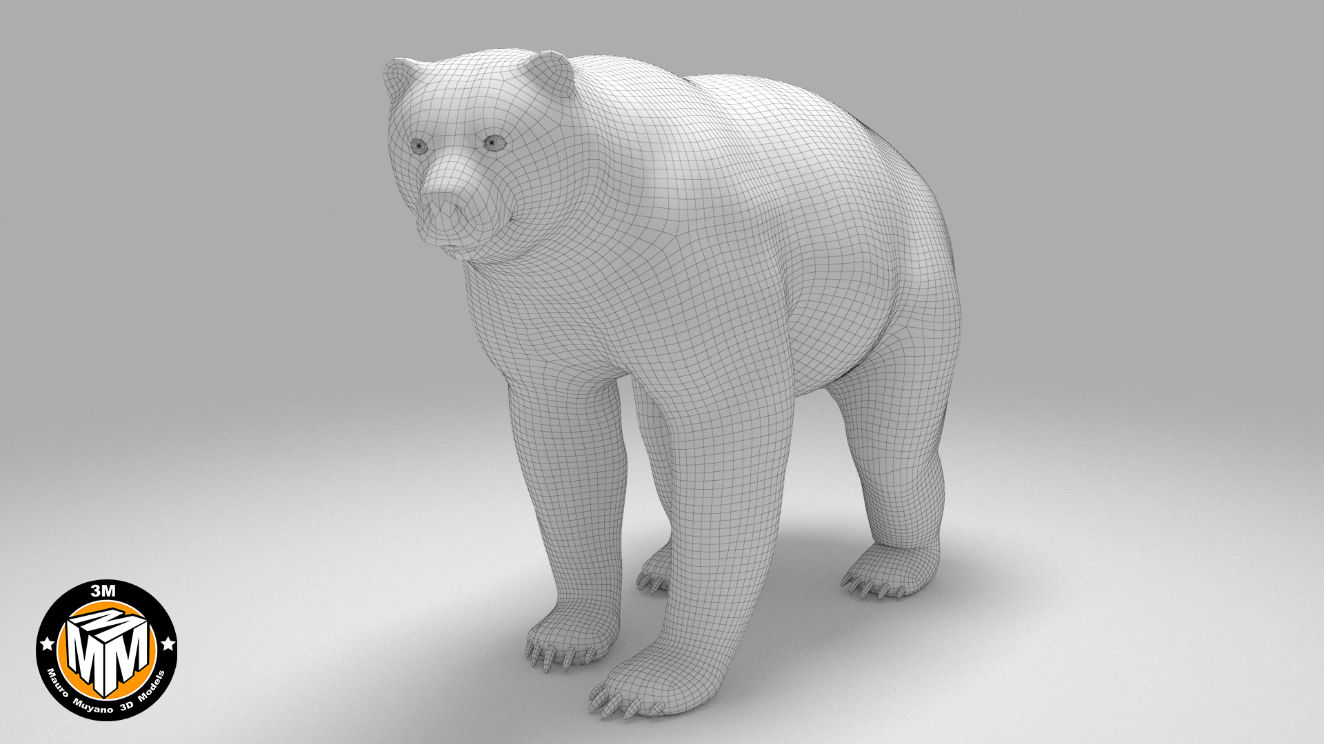 3D arctotherium bear - TurboSquid 1286542