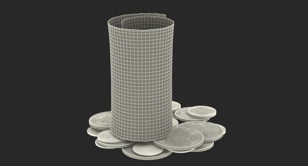 3D tip jar money - TurboSquid 1286613
