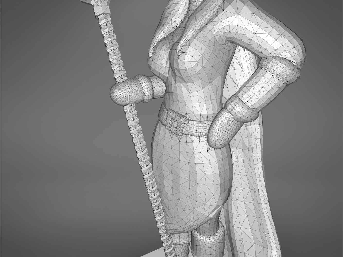 3D Model Elf Mage Female Character TurboSquid 1286633