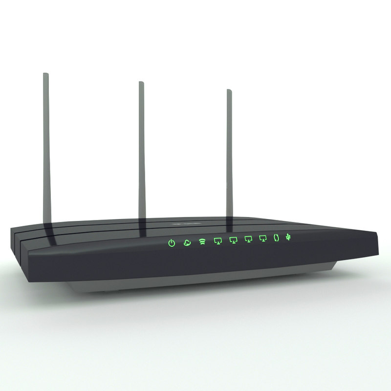 Generic router 3D model - TurboSquid 1286691