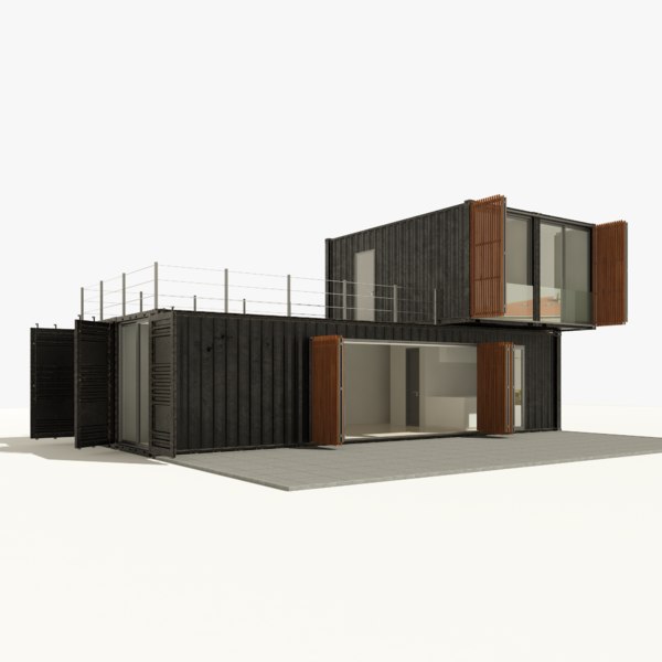 3D container house - TurboSquid 1329625