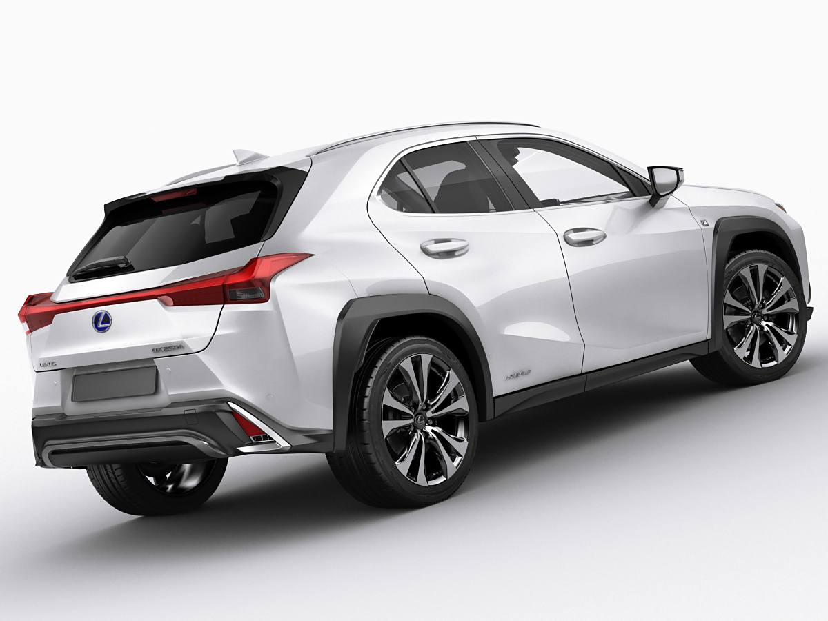 Lexus ux f-sport 3D - TurboSquid 1286908