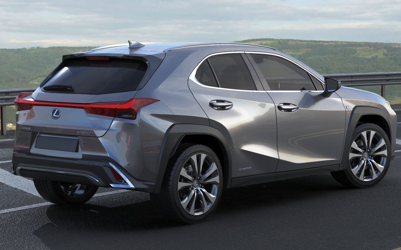 Lexus UX F-sport 2019 3D 모델 - TurboSquid 1286908