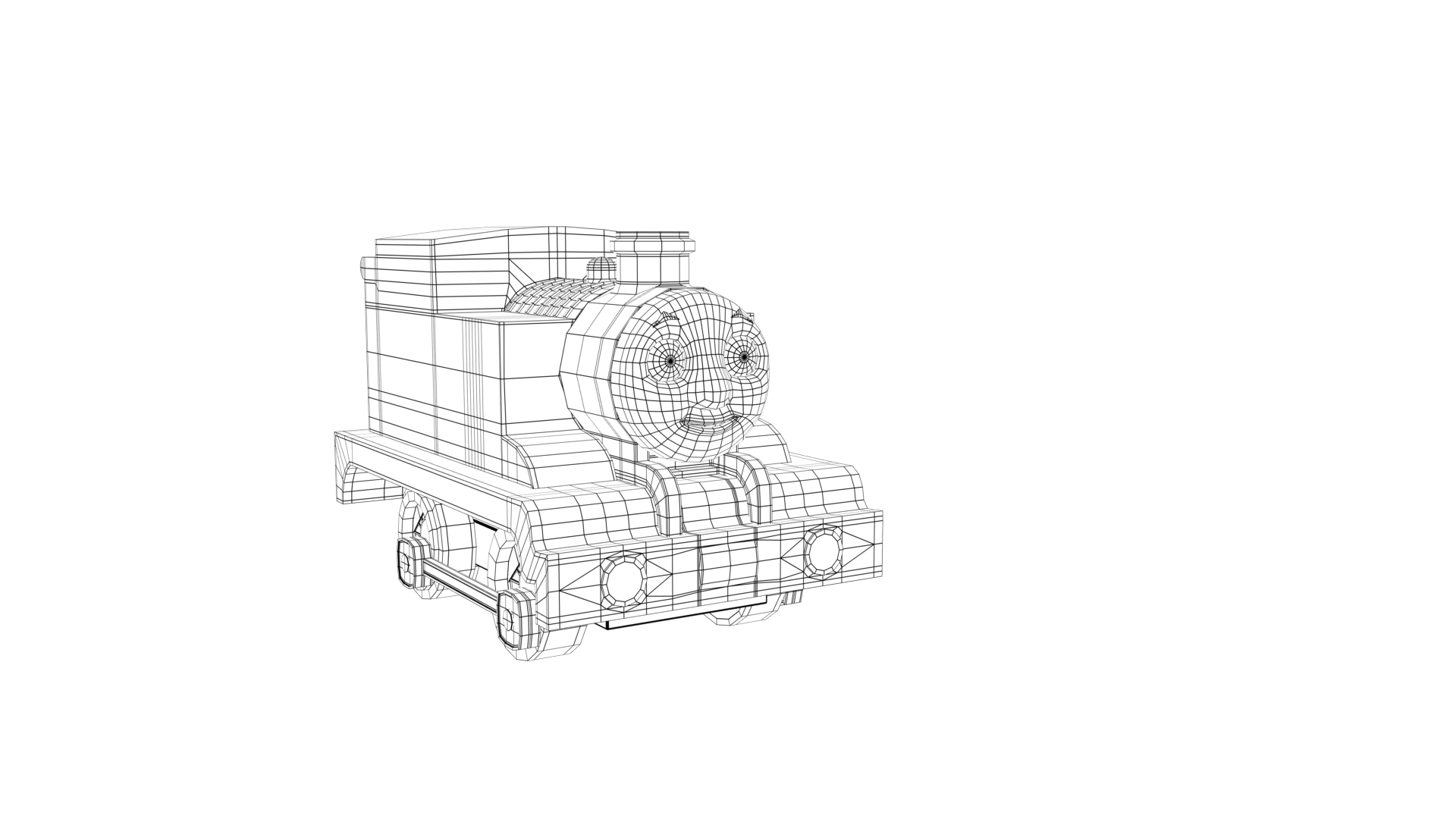 Thomas tank engine model - TurboSquid 1286911