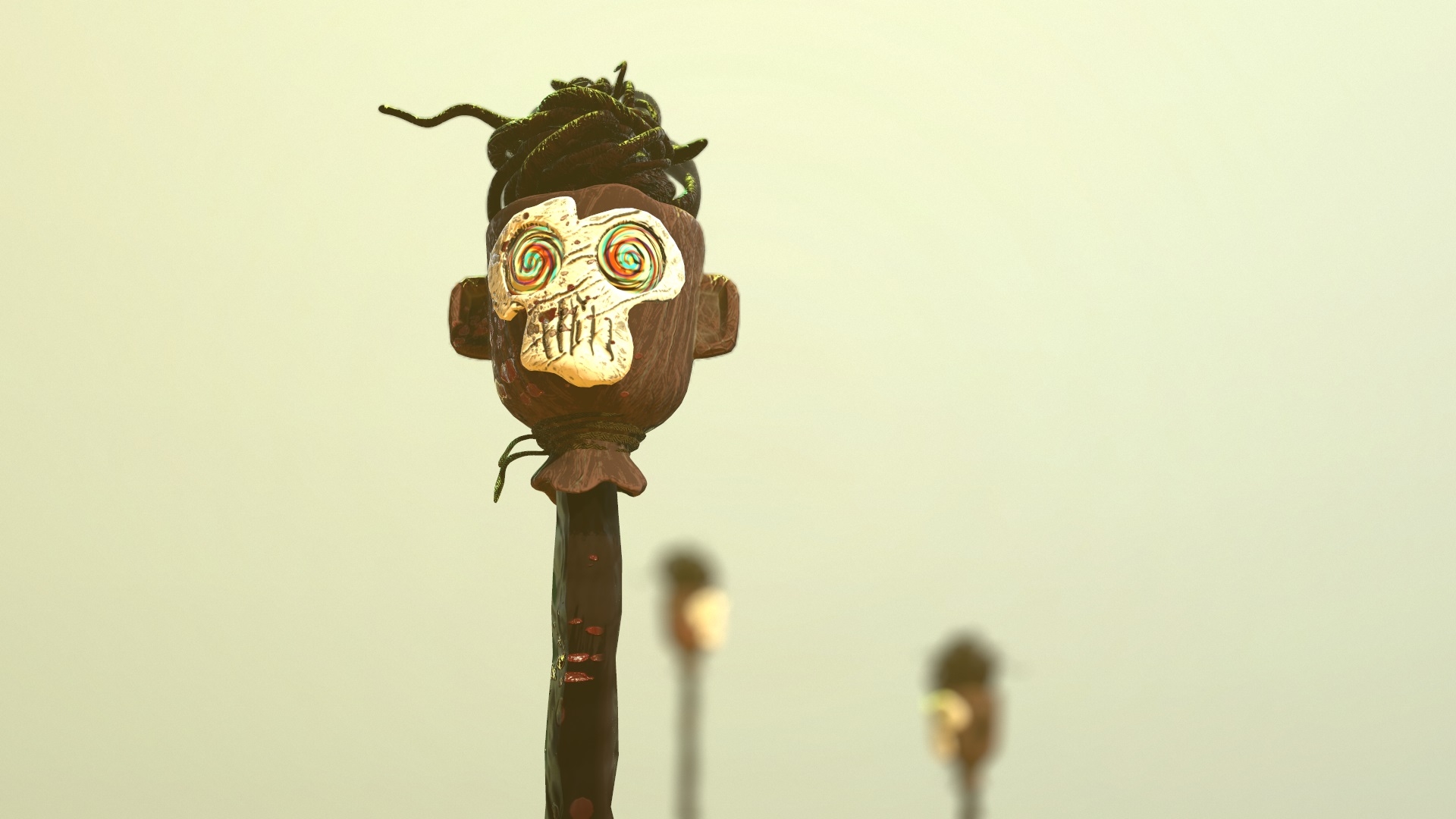 3D scary skulls africa - TurboSquid 1287037