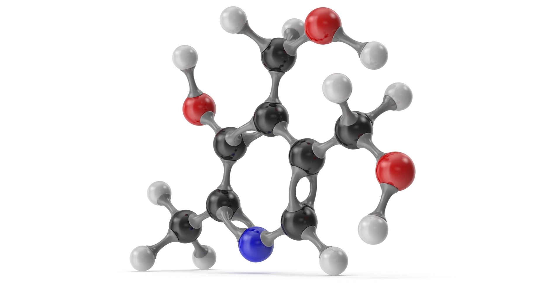 modelo 3d Modelo Molecular de Piridoxina - TurboSquid 1287608