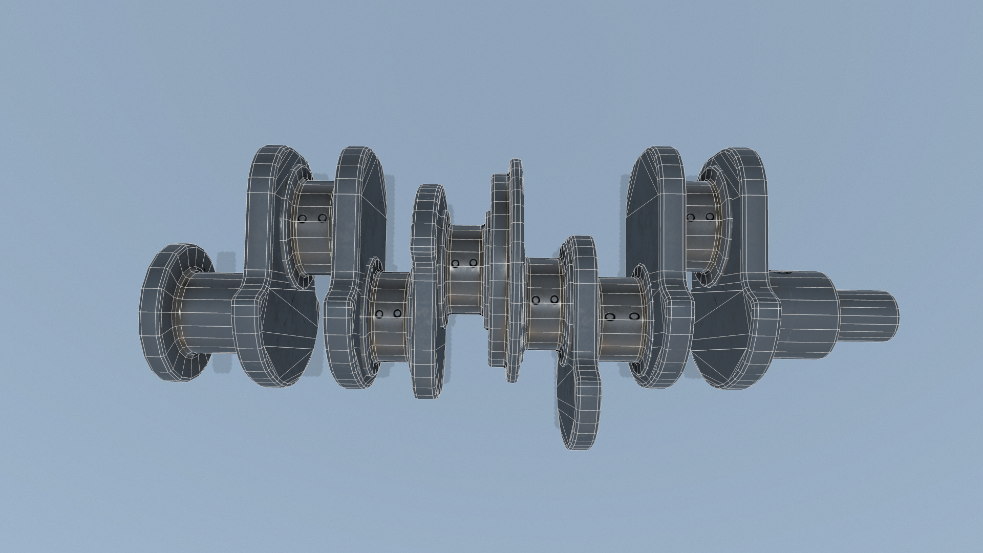 Crankshaft 3D model - TurboSquid 1287655
