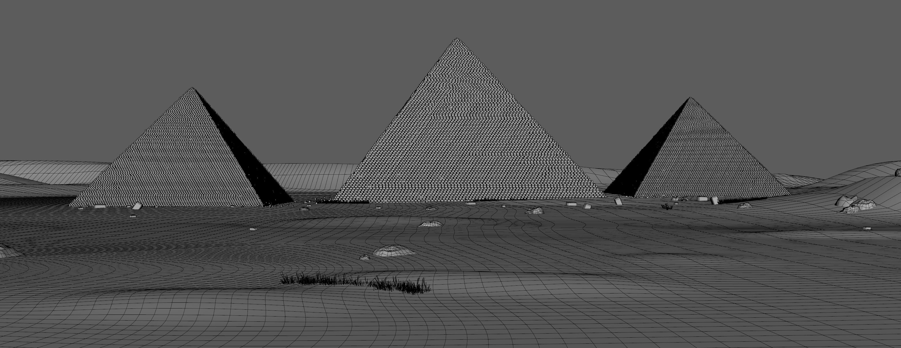 3D egypt egyptian pyramid model - TurboSquid 1287667