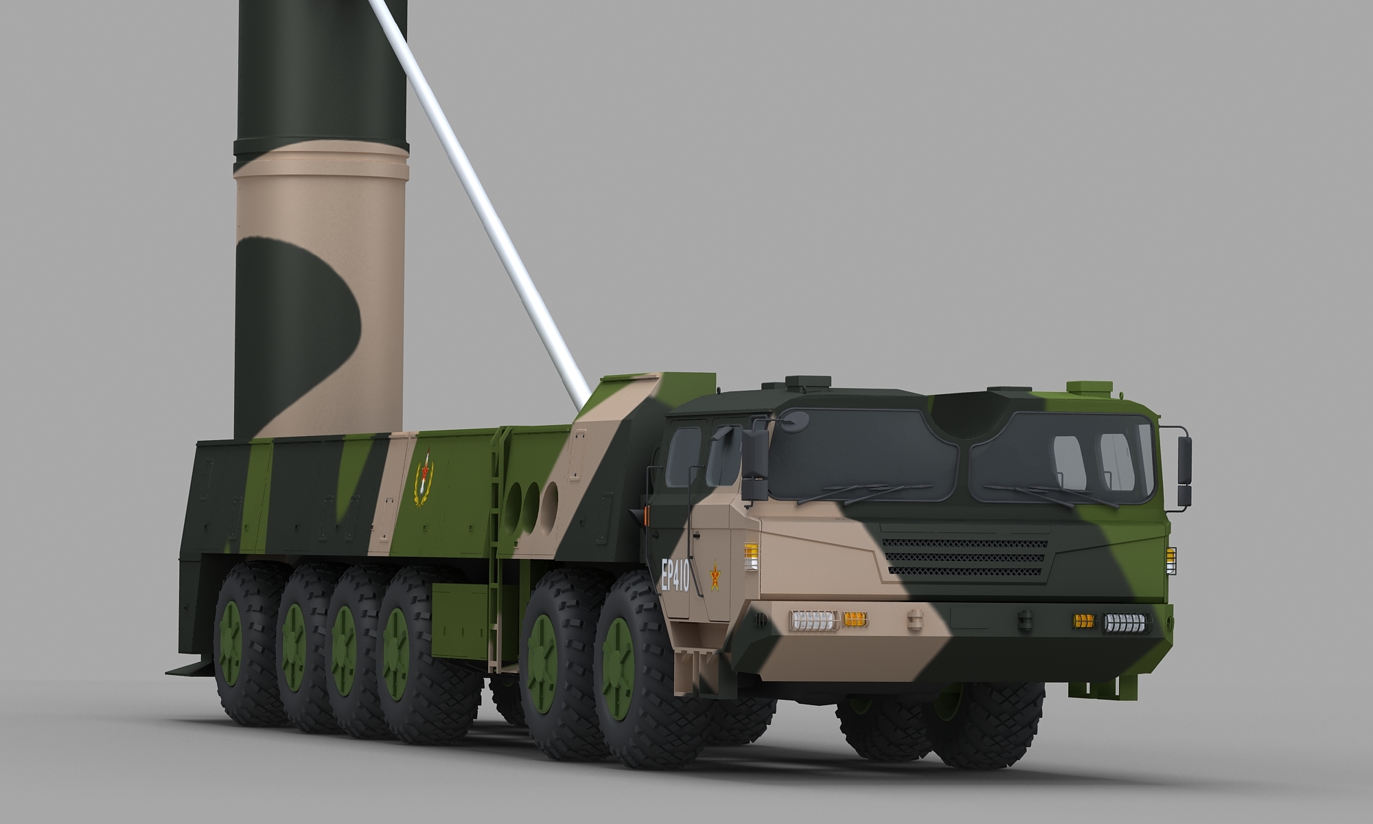 Chinese df-26 missile 3D model - TurboSquid 1287936