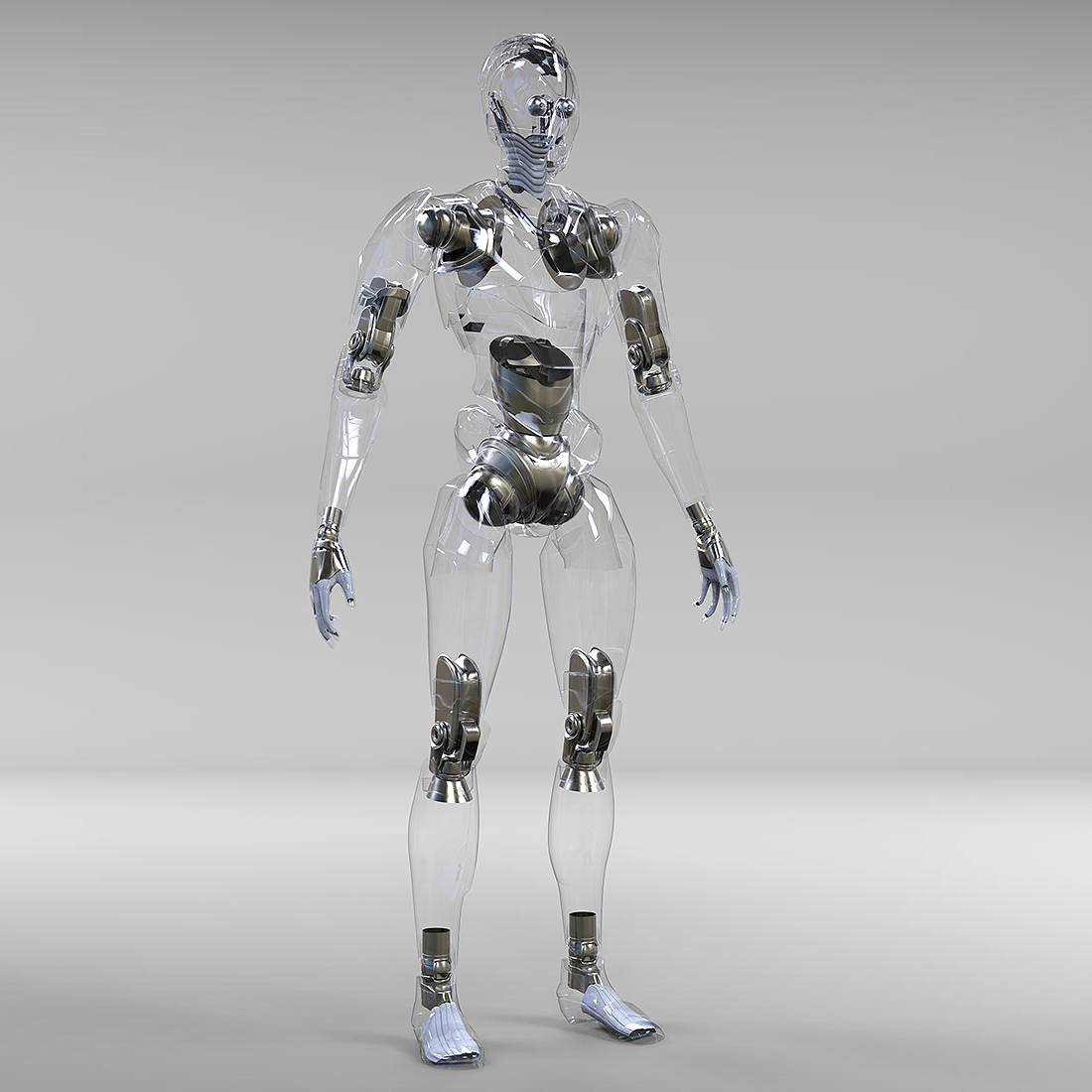 3D model cyborg robot - TurboSquid 1288257