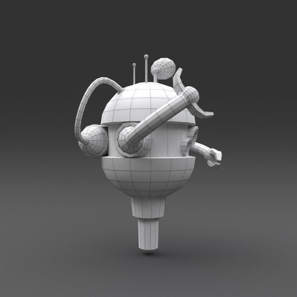 Robot blender rigged 3D model - TurboSquid 1288393