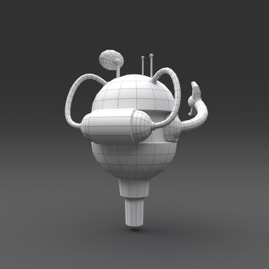 Robot blender rigged 3D model - TurboSquid 1288393