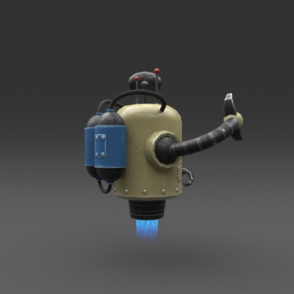 3D robot blender rigged - TurboSquid 1288398