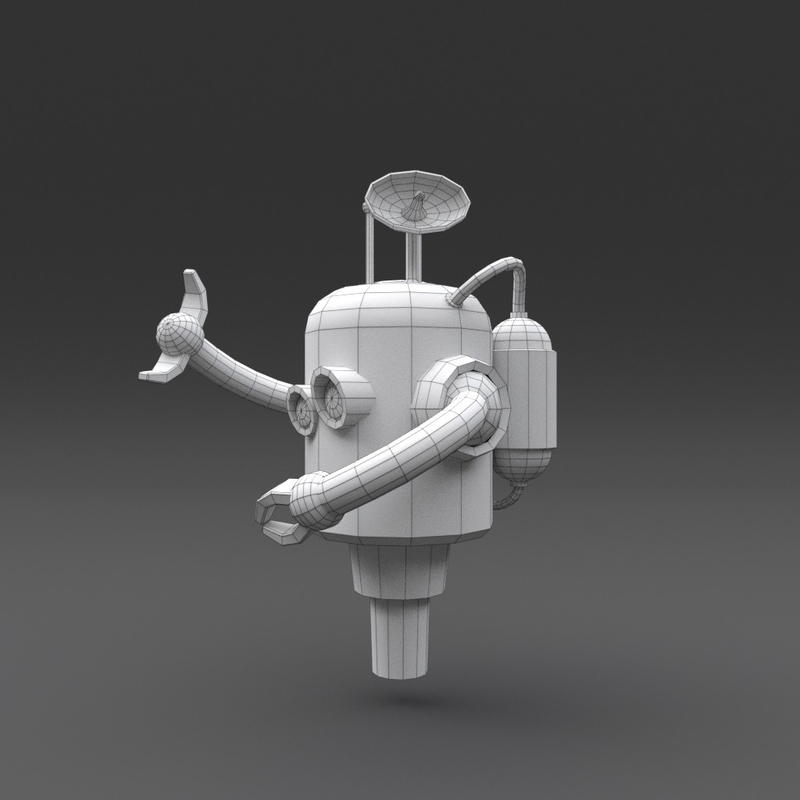 3D robot blender rigged - TurboSquid 1288398