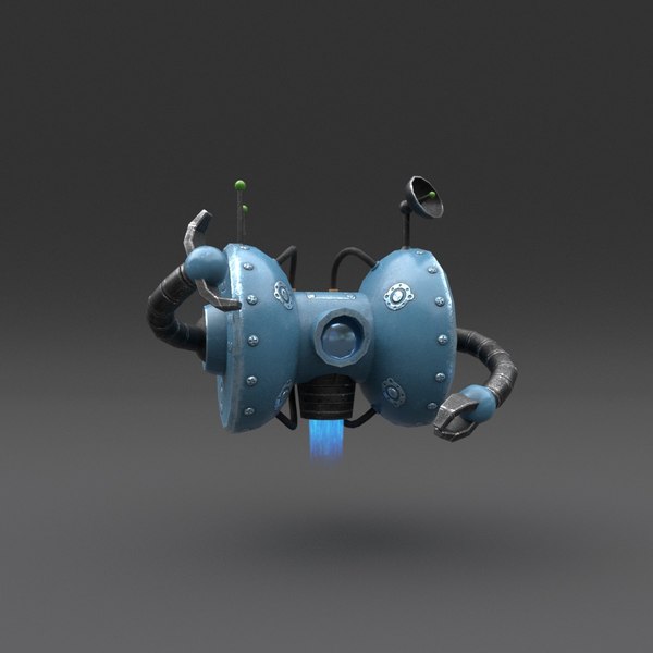 Robot blender rigged 3D model - TurboSquid 1288403
