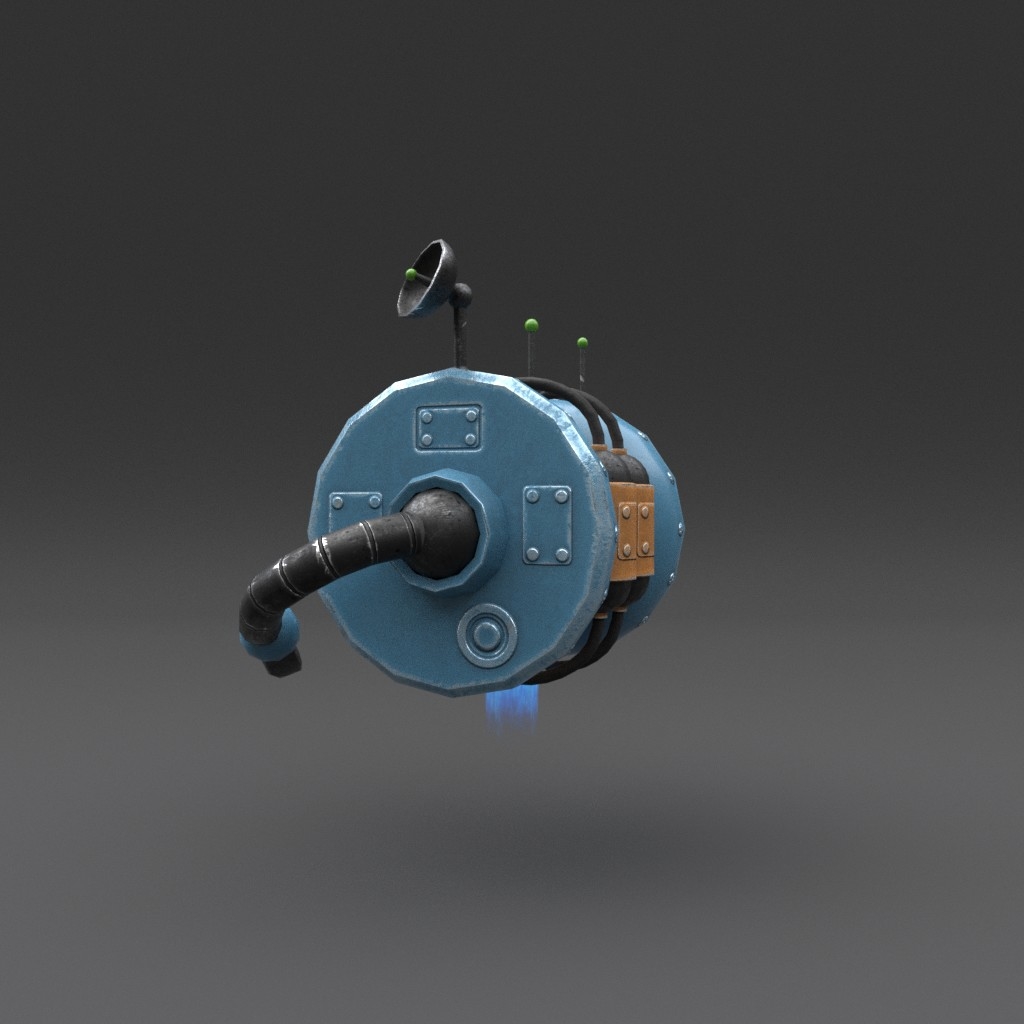 Robot blender rigged 3D model - TurboSquid 1288403