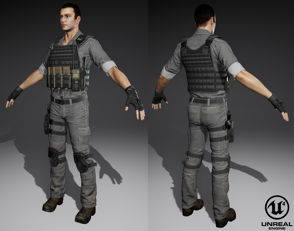 Army man model - TurboSquid 1288420