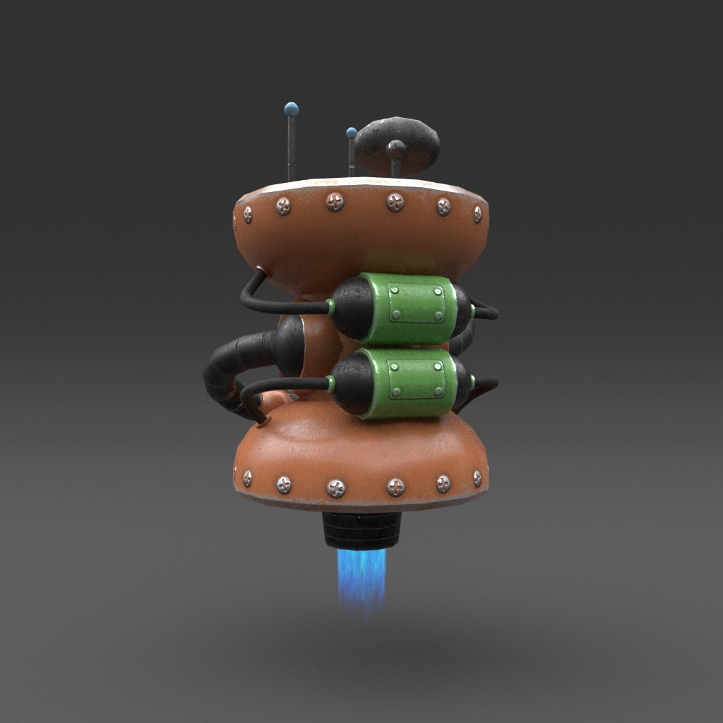 Robot blender rigged 3D model - TurboSquid 1288424