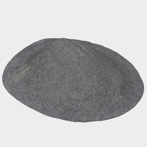 Gravel pile 3D model - TurboSquid 1288566