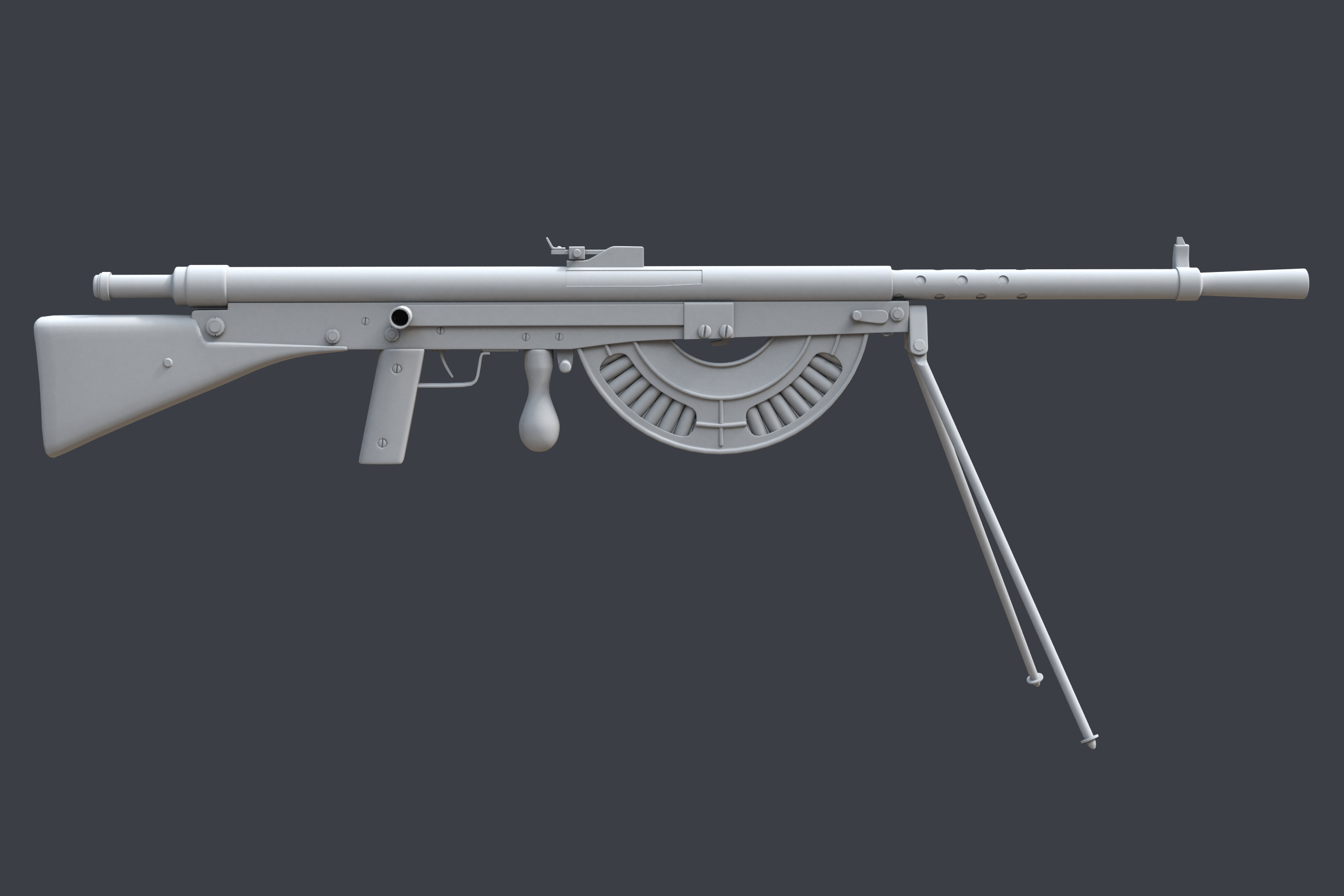 Chauchat M1915 Model 3D - TurboSquid 1288581