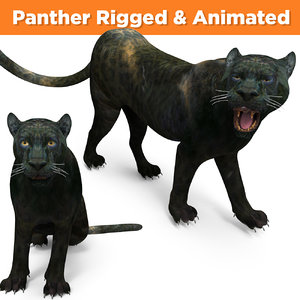 3D Panther Models | TurboSquid