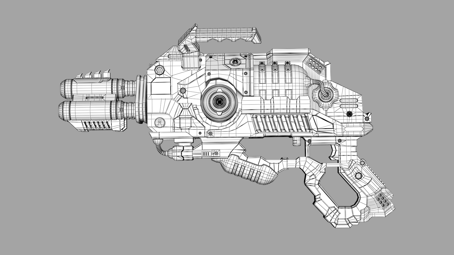 3D alien gun model - TurboSquid 1288603