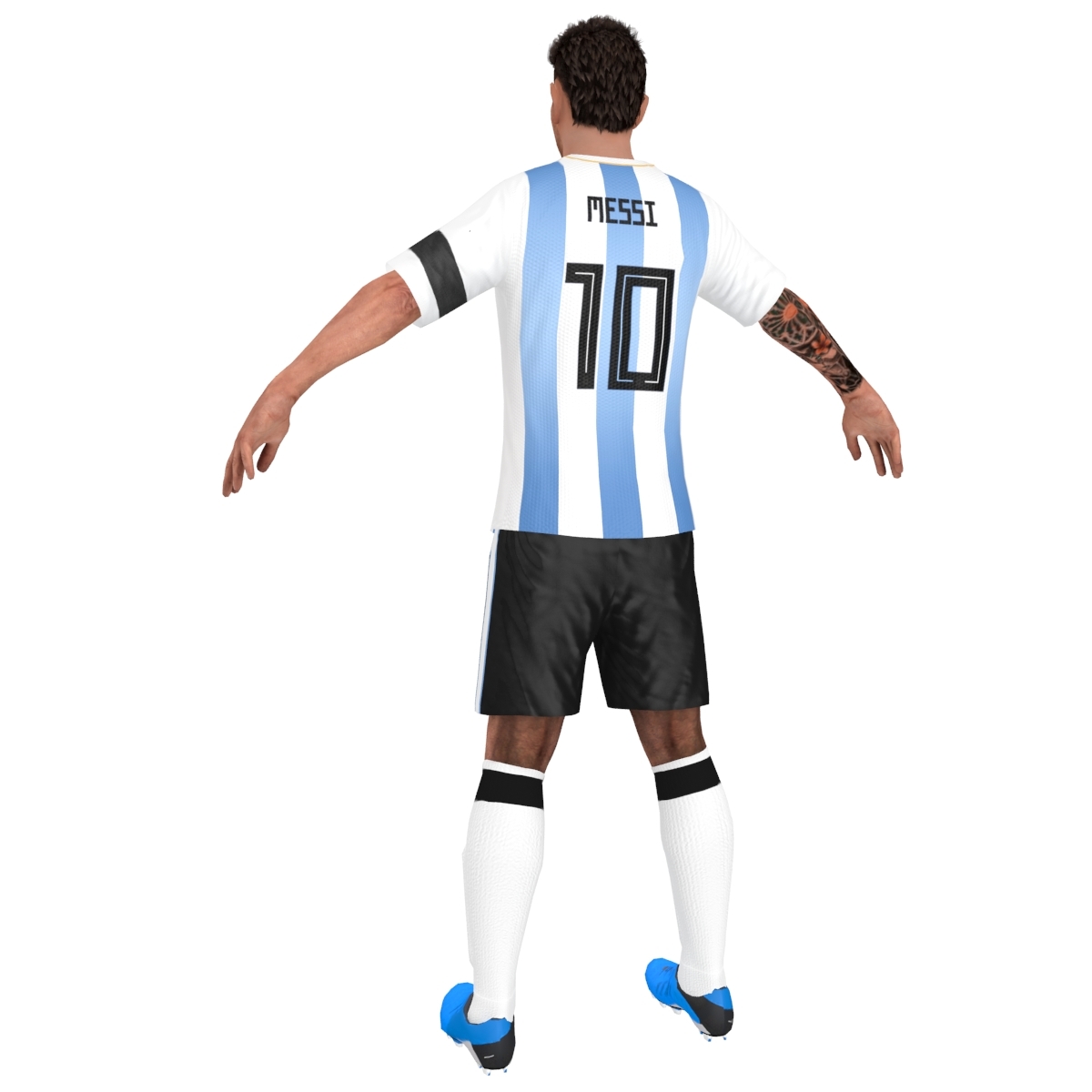 Rigged lionel messi 2018 3D model - TurboSquid 1288614