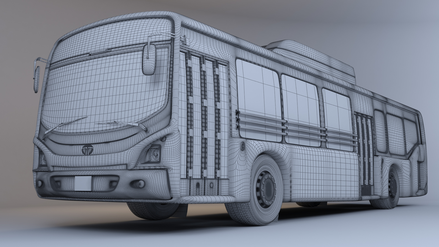 Dtc bus model - TurboSquid 1288661