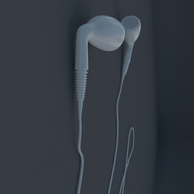 Earphone 3D model - TurboSquid 1288950
