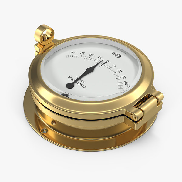 Brass ship clinometer 3D model - TurboSquid 1289119