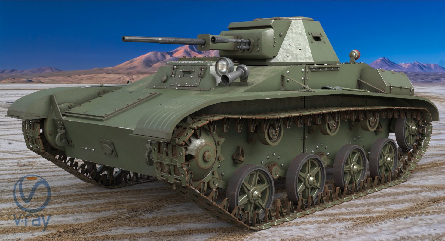 Tank t 60 soviet 3D model - TurboSquid 1289174