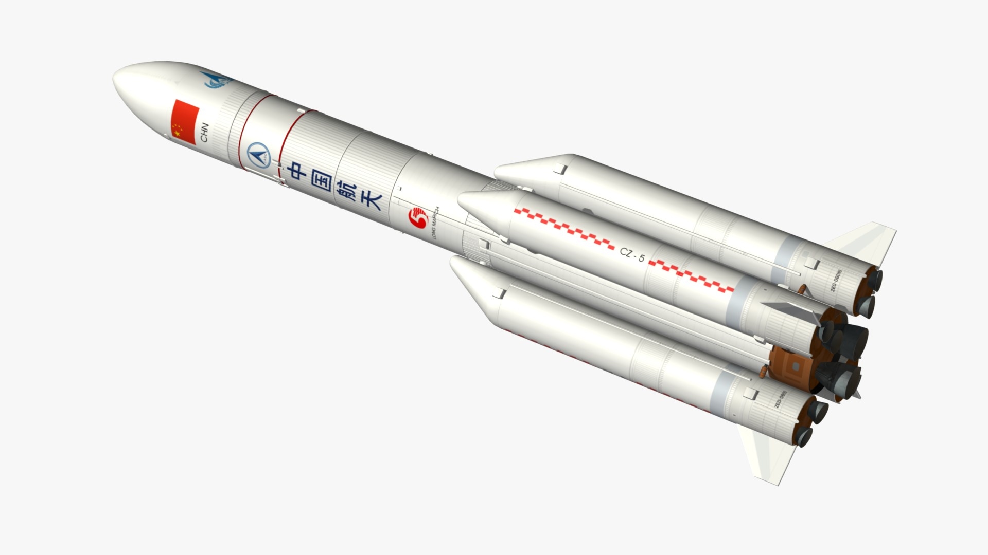 3D long marche changzheng 5 - TurboSquid 1289195