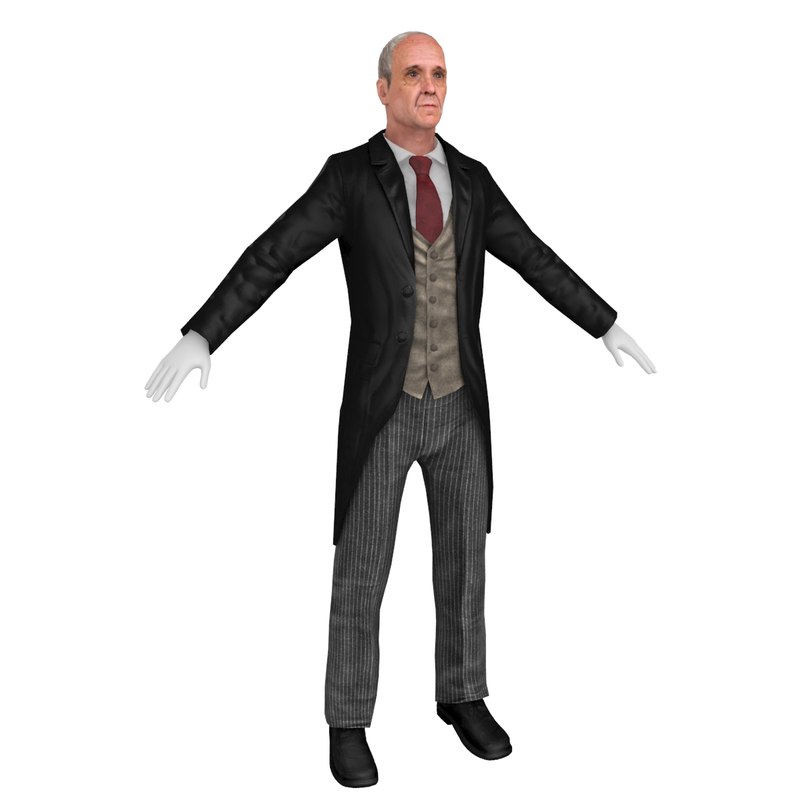 Butler 3D model - TurboSquid 1289198