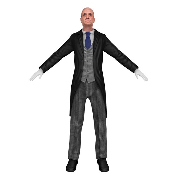 3D butler model - TurboSquid 1289200