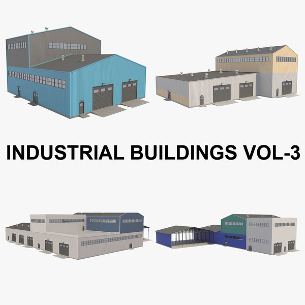Factory Blender Models for Download | TurboSquid