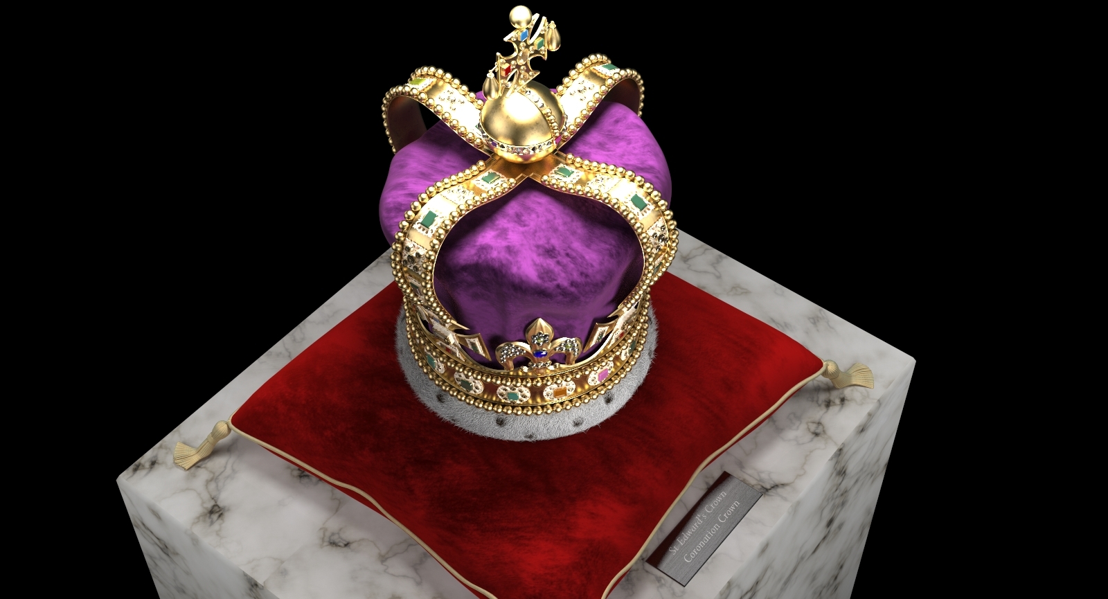 3D st edward crown model - TurboSquid 1289265